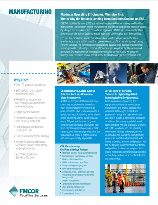 EMCOR Facilities Services Download Landing Page