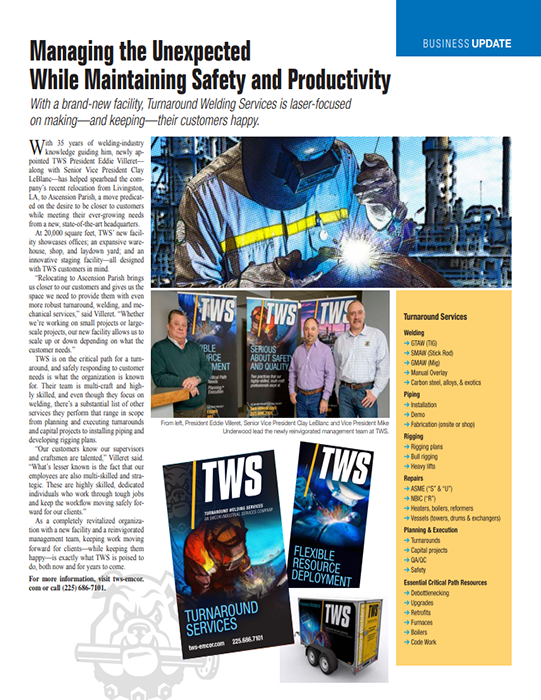 Turnaround Welding Services Download Landing Page